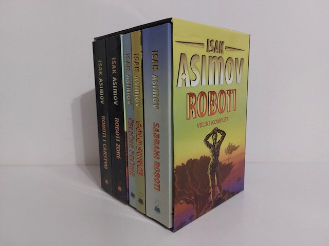 Komplet roboti 1-5 - Isak Asimov NOVO