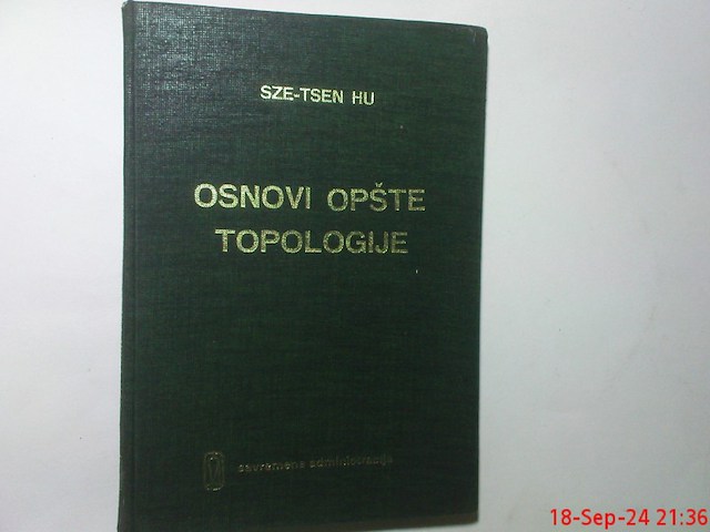 SZE - TSEN HU - OSNOVI OPSTE TOPOLOGIJE