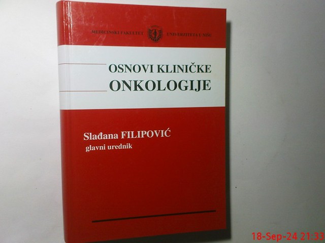 SLADJANA FILIPOVIC - OSNOVI KLINICKE ONKOLOGIJE