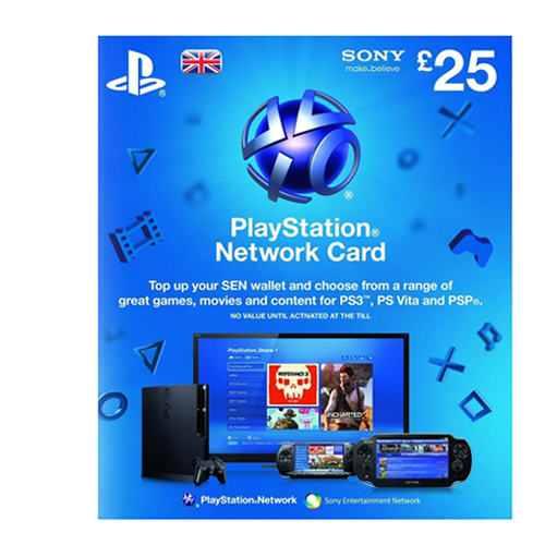 Oprema za konzole SONY PlayStation Network PSN Card L25 - za UK nalog Prepaid kartice, PlayStation