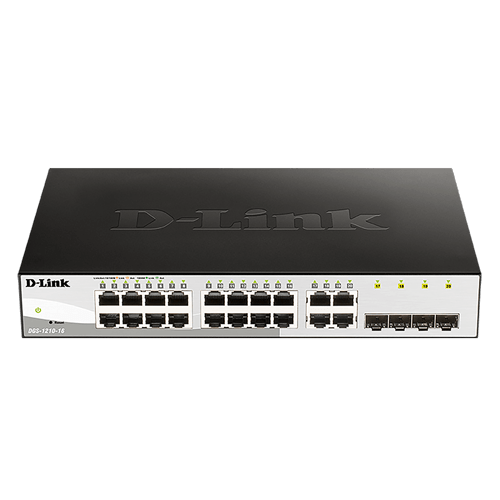 D-LINK Switch DGS-1210-16 Upravljivi, 20 RJ-45 portova, 16K, 40Gbps