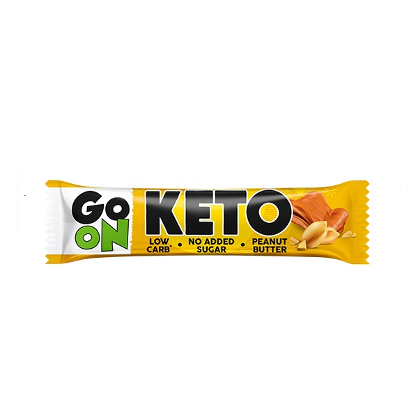 GO ON Keto bar kikiriki i čia semenke 50g