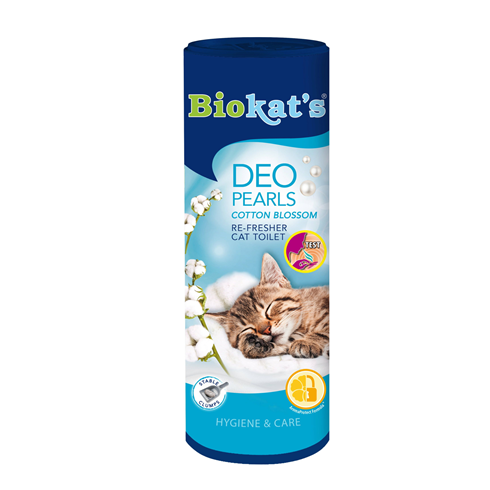 Biokat’s Deo Pearls Cotton Blossom osveživač posipa za mačke 700g