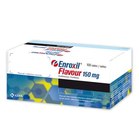 KRKA Enroxil®Flavour 150mg tableta za pse (enrofloksacin) 10 tableta