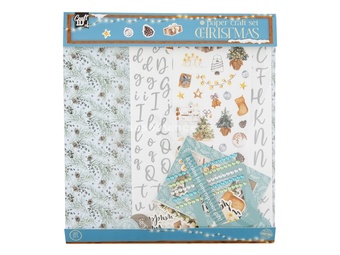 Božićni Scrapbooking Set Blue