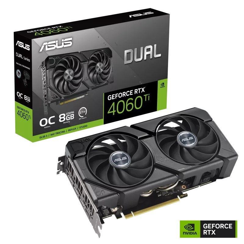 Grafička karta Asus Dual RTX 4060 Ti EVO OC 8GB GDDR6, 3x DisplayPort, 1x HDMIID EK000642635