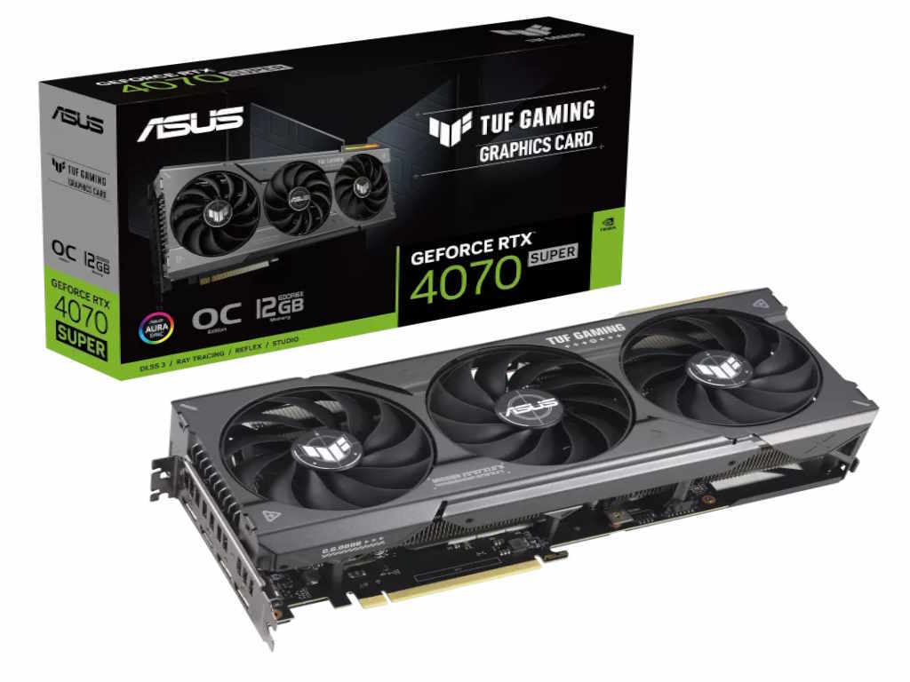 Grafička karta Asus TUF Gaming nVidia GeForce RTX 4070 SUPER OC 12GB GDDR6X, 3x DisplayPort, 1x HDMIID EK000642749