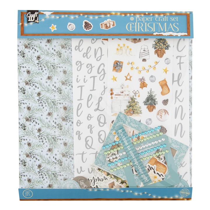 Božićni Scrapbooking Set Blue