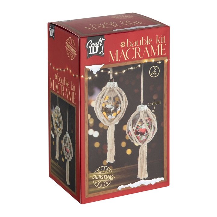 Makrame Bauble Kit KSMAS