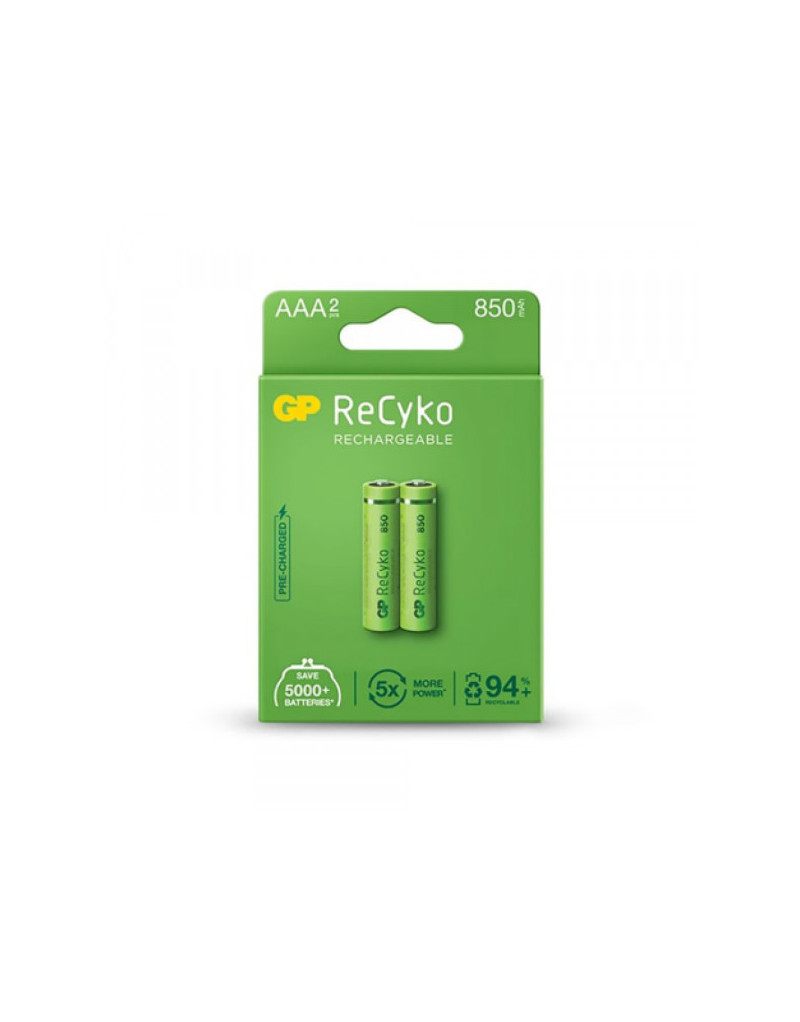 Baterija GP ReCyko punjiva LR3 85AAAHCE 1 2V 850mAh - 2 kom