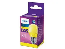 LED SIJALICA U BOJI 3,1W (25W)E27 P45 ZUTA PS628