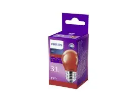 LED SIJALICA U BOJI 3,1W (25W) E27 P45 CRVENA PS627