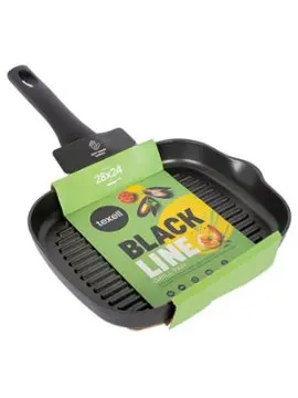 Tiganj Grill 28*24cm Black Line Texell TPBL-G28