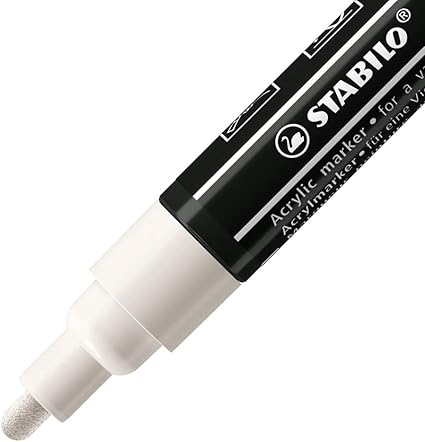 STABILO FREE Acrylic Marker, T300 – Bela