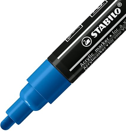 STABILO FREE Acrylic Marker, T300 – Plava