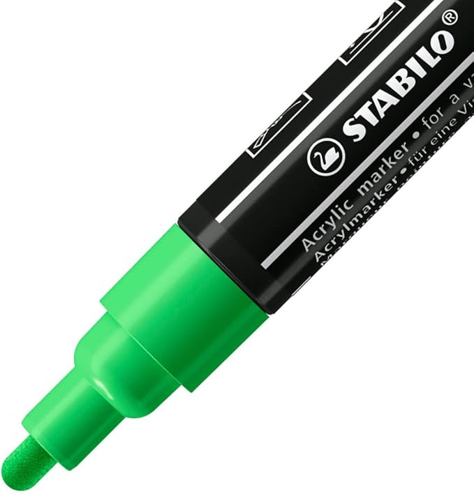 STABILO FREE Acrylic Marker, T300 – Zelena