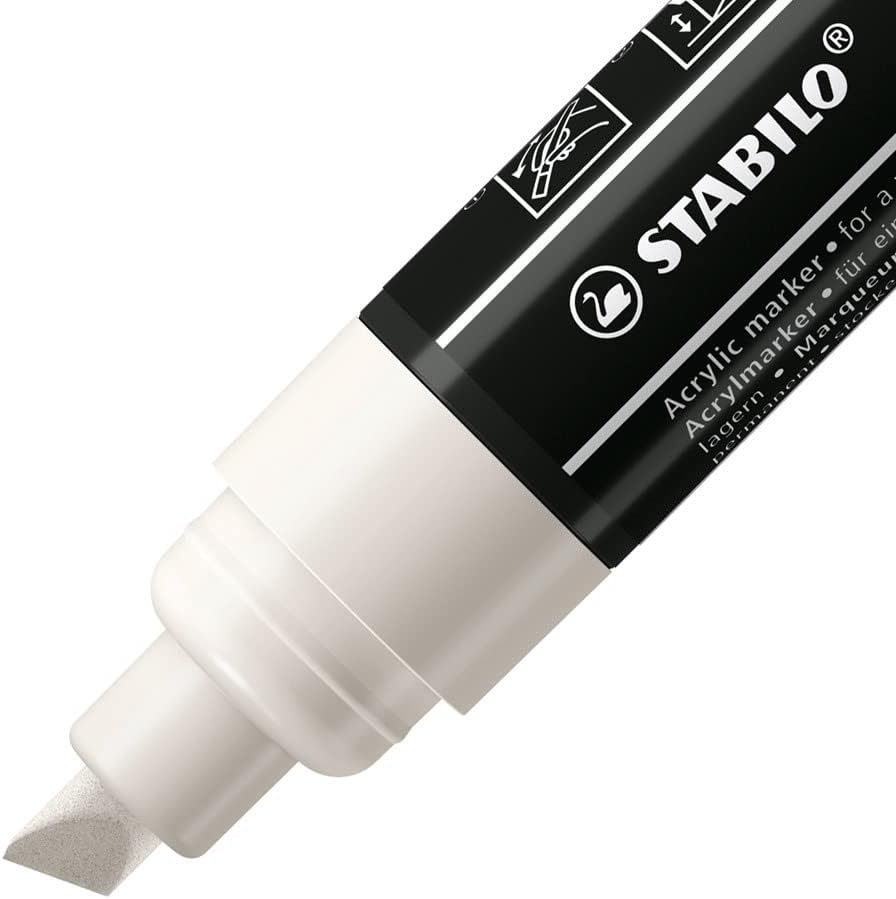 STABILO FREE Acrylic Marker, T800 – Bela