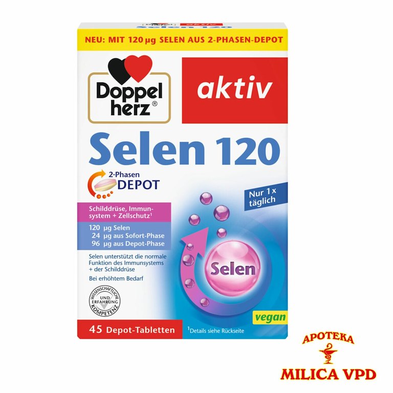 Doppel Herz Selen 45x120mcg