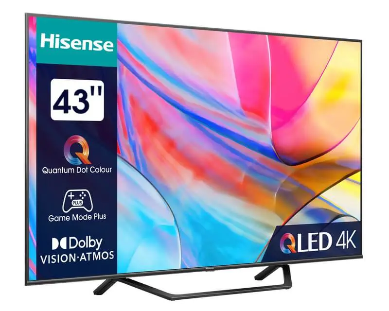 HISENSE 43" 43A7KQ QLED 4K UHD Smart TV