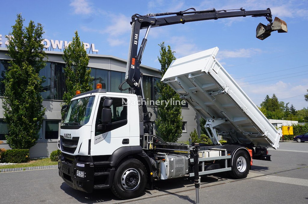 IVECO Stralis 310 19T E6 / Tipper / 2xBortmatic / HIAB XS144 B-3 / 60 pokretna dizalica