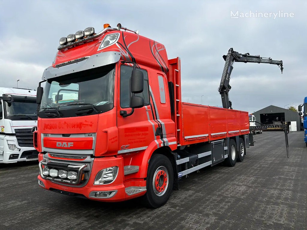 DAF CF 400 6X2 Euro 6 HIAB 144 E 3 Hipro pokretna dizalica