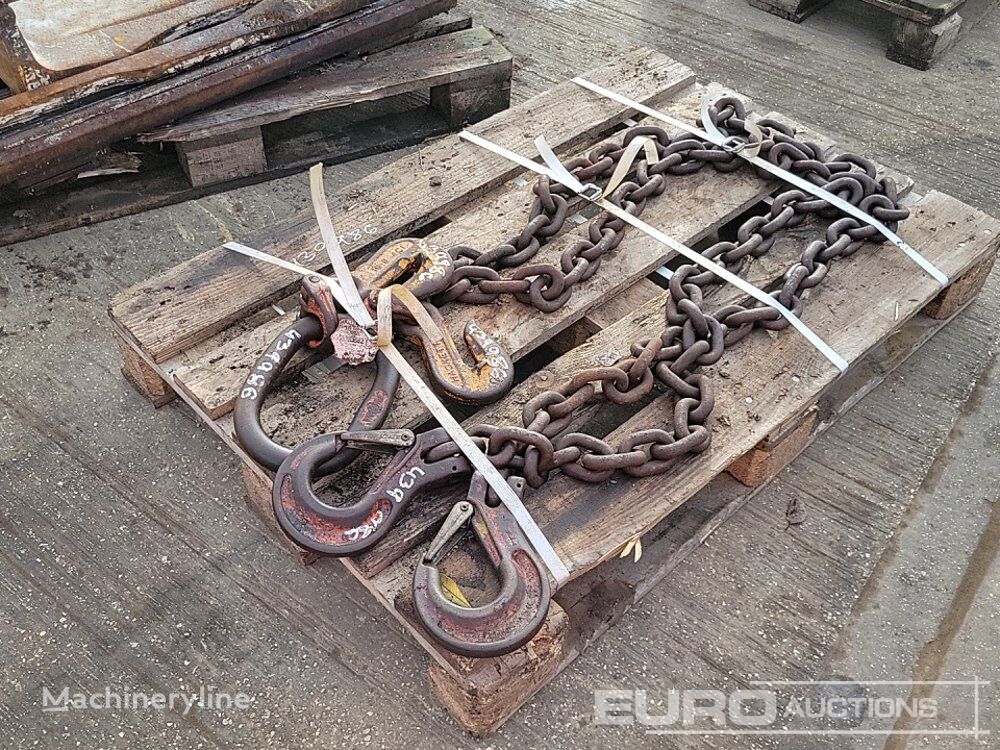 Prodaje se Lifting Chain & Hook (2 of) kašiku za prednje utovarivač na aukciji