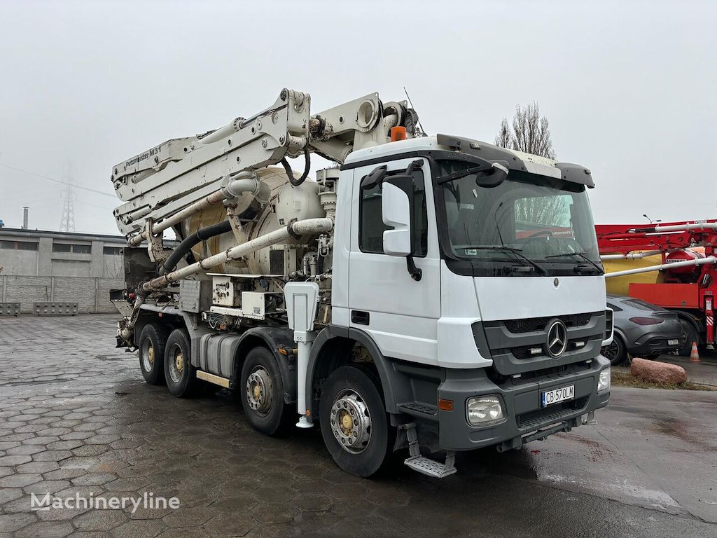 Putzmeister na šasiji Mercedes-Benz Actros 4114B kamion s mešalicom za beton