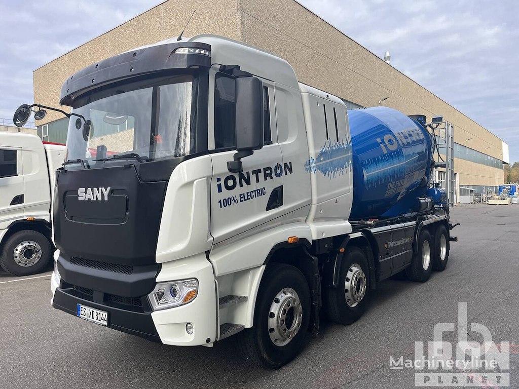 Prodaje se Sany P 9 IONTRON 8x4 Twin-Steer 8x4 Full Electri kamion s mešalicom za beton na aukciji