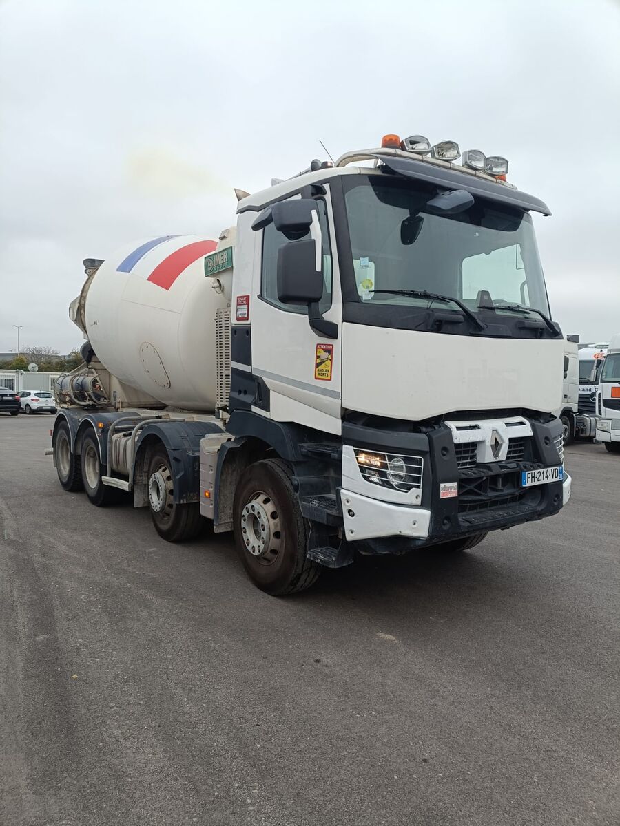 IMER Group na šasiji Renault C 430 / 8x4 / BETONOMIESZARKA 9M3 / GRUSZKA / IMER / EURO 6 / SP kamion s mešalicom za beton