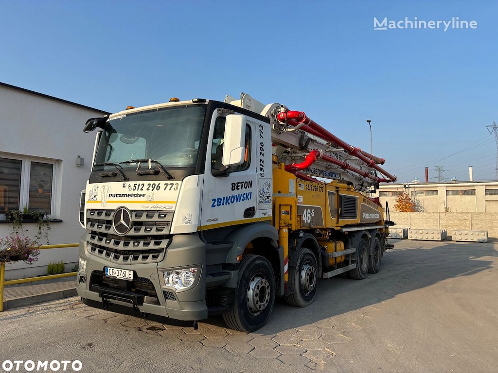 Putzmeister na šasiji Mercedes-Benz Arocs pumpa za beton