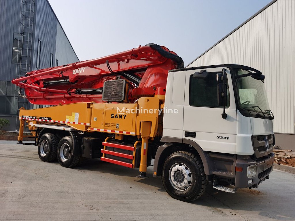 Sany 40 na šasiji Mercedes-Benz Actros 3341 pumpa za beton