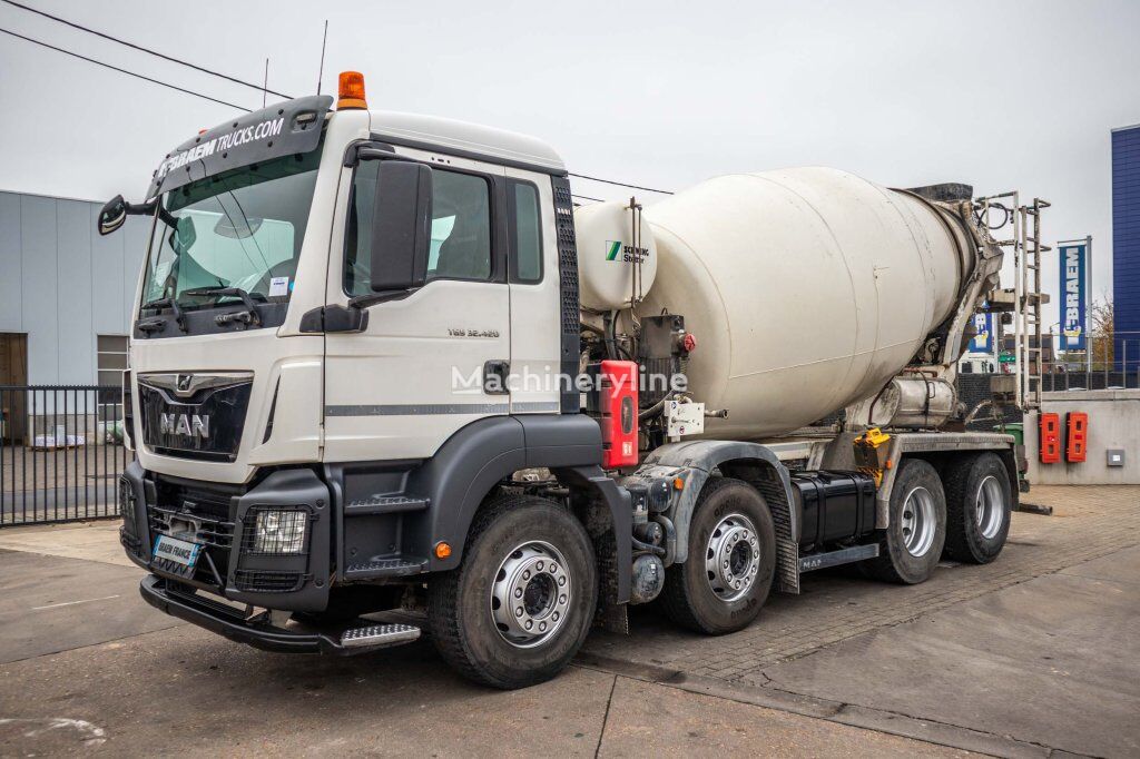 MAN TGS 35.420 BB+STETTER 9M3 kamion s mešalicom za beton