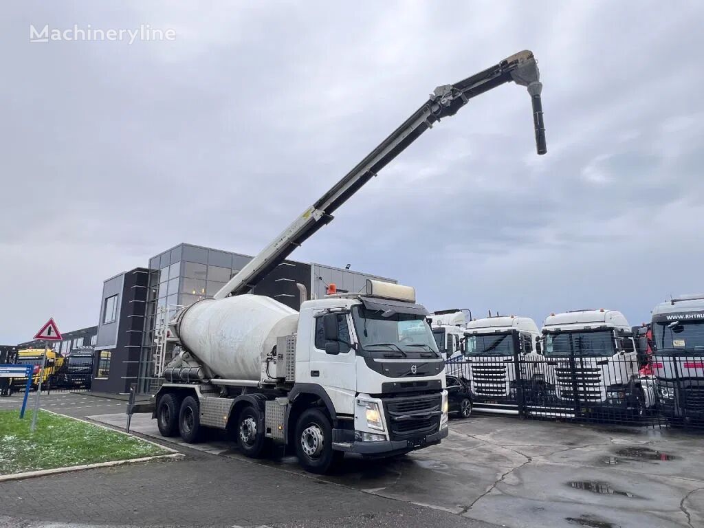 Volvo FM 410 8X4 - 3 UNITS! + MIXER 9m3 + LIEBHERR CONVEYOR BELT kamion s mešalicom za beton