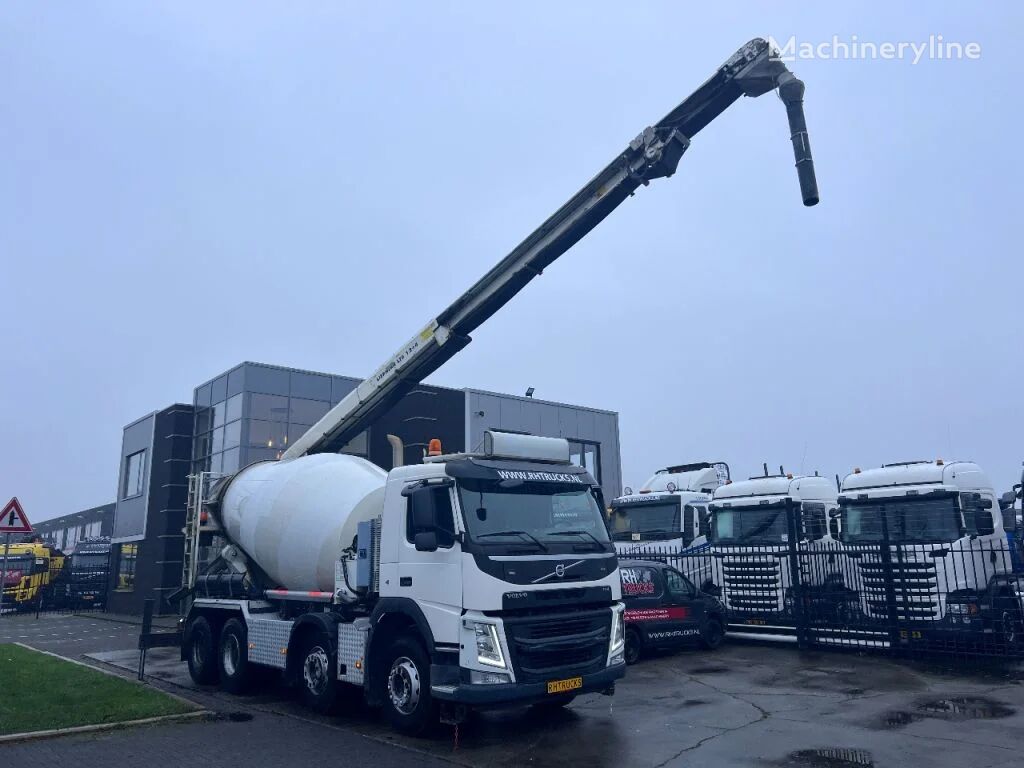 Volvo FM 410 8X4 - 3 UNITS! + MIXER 9m3 + LIEBHERR CONVEYOR BELT kamion s mešalicom za beton