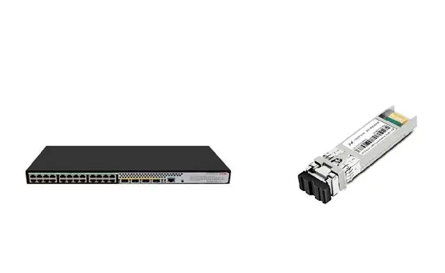 H3C S5120V3-28P-LI 24G 4SFP Switch + SFP modul 1.25Gb