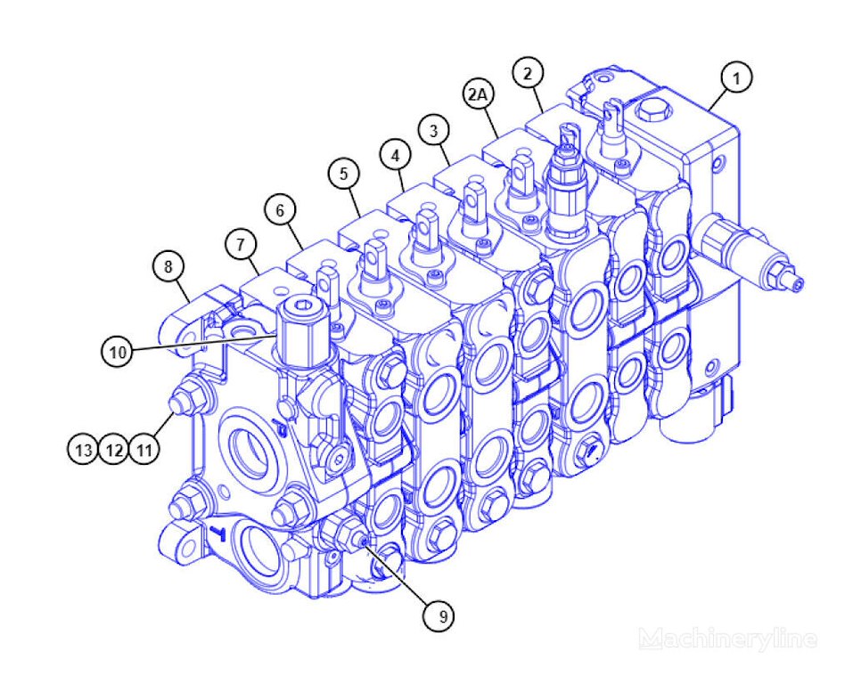 Caterpillar 5618068 5618068 hidraulični razvodnik za 428 434 građevinske mašine