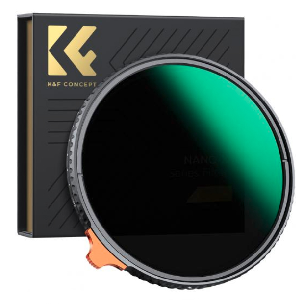 K&F Concept 105mm Variable ND Filter ND2-ND400 VND Filter Nano-Xcel Series KF01.2321