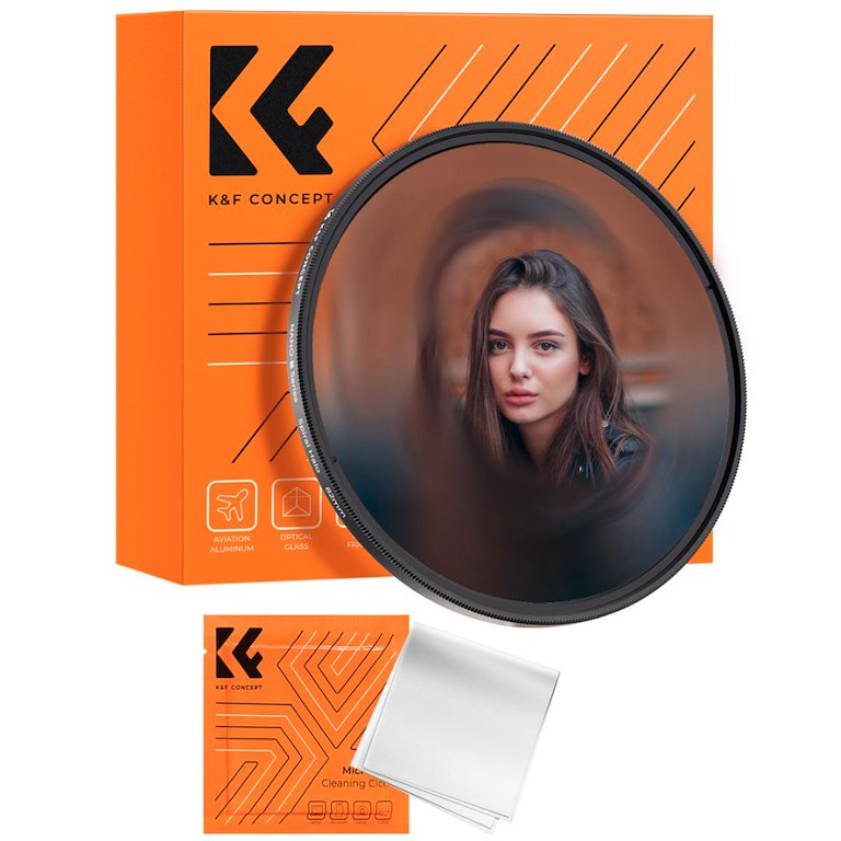 K&F Concept 82mm Spiral Halo Special Effect Filter Nano-B Series KF01.2714