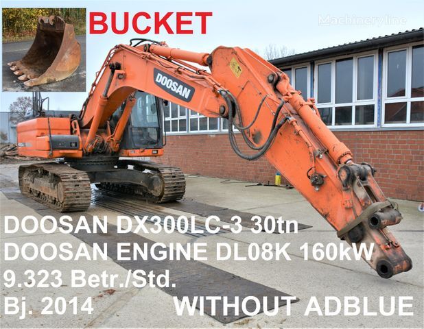 Doosan DX300LC-3 bager guseničar