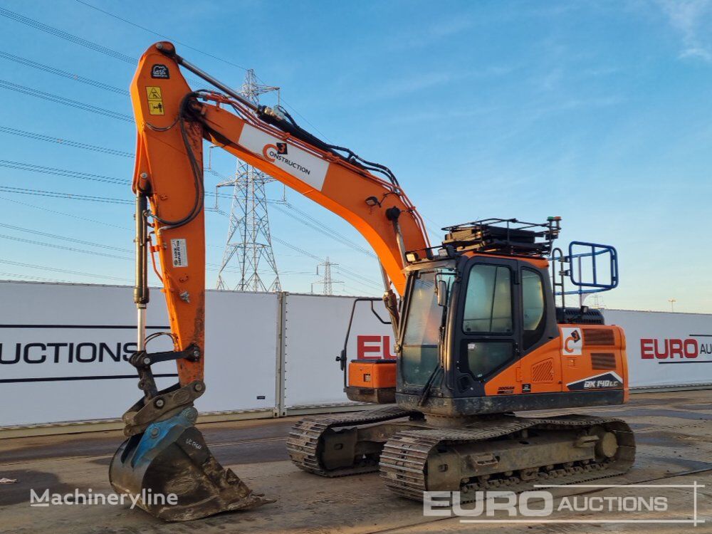 Prodaje se Doosan DX140LC-7 mini bager na aukciji