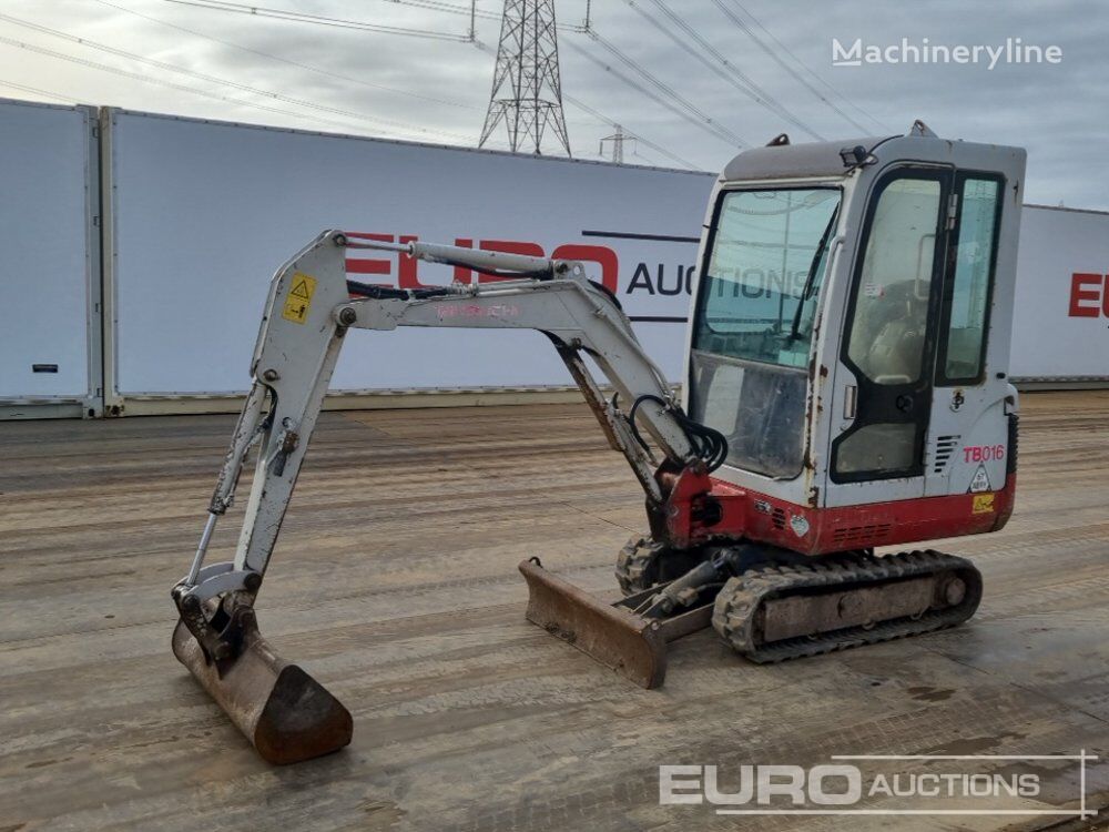 Prodaje se Takeuchi TB016 mini bager na aukciji