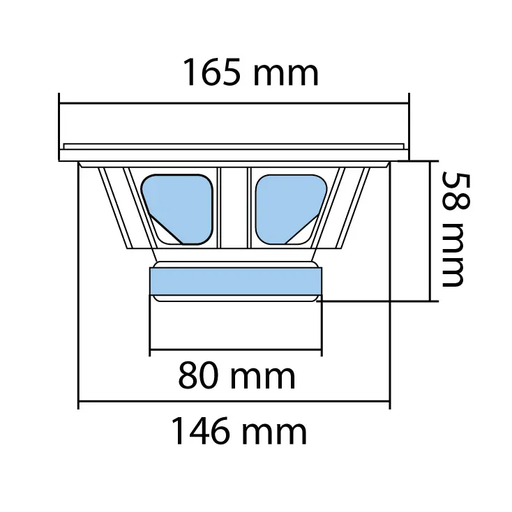 Auto zvučnici 165mm 2x75W