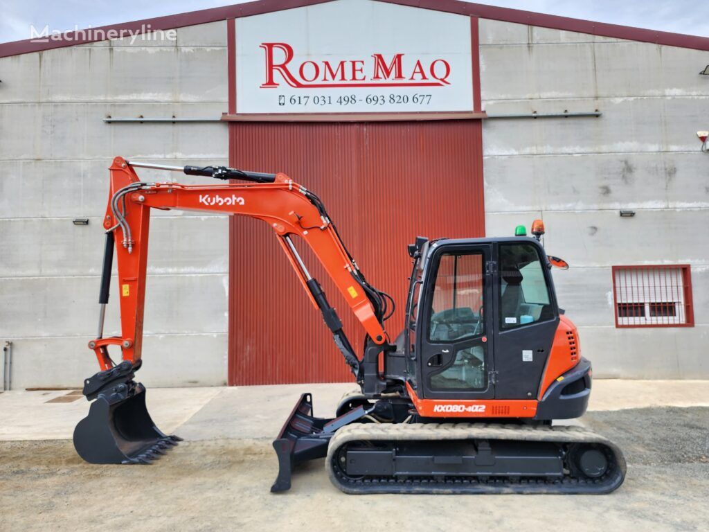 Kubota KX080-4A2 mini bager