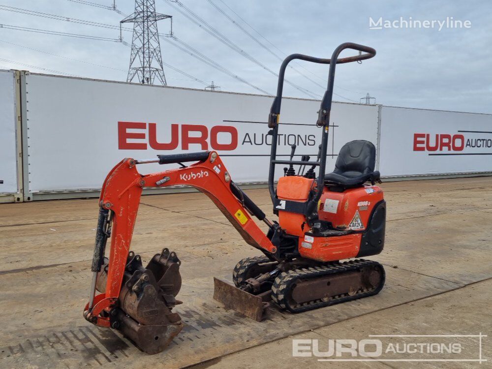 Prodaje se Kubota KX008-3 mini bager na aukciji