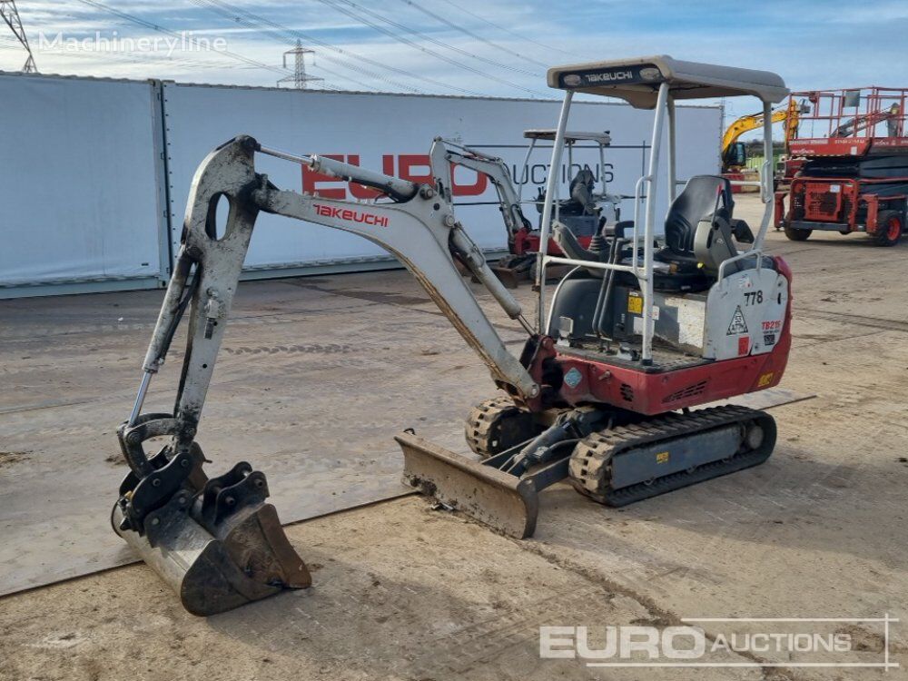 Prodaje se Takeuchi TB216 mini bager na aukciji