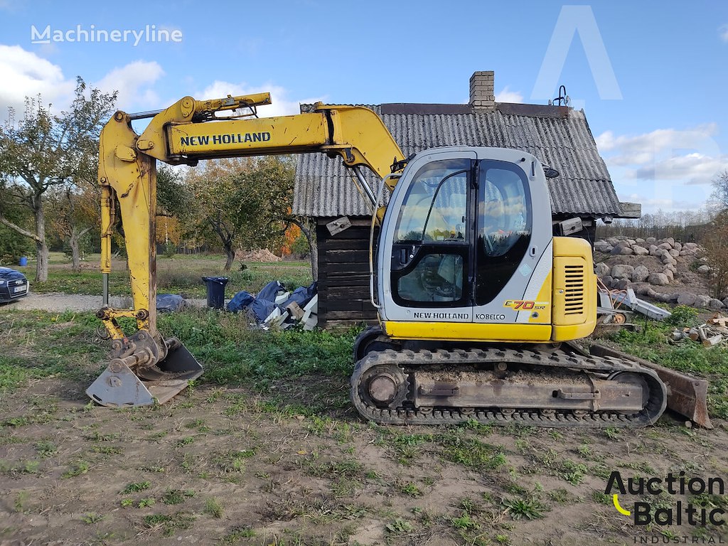 Prodaje se New Holland E 70 SR-1ES mini bager na aukciji