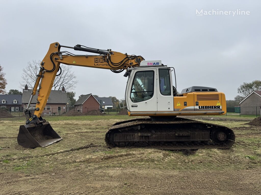 LIEBHERR R904 Rupskraan - quick coupler - Dutch machine - 2005 bager guseničar