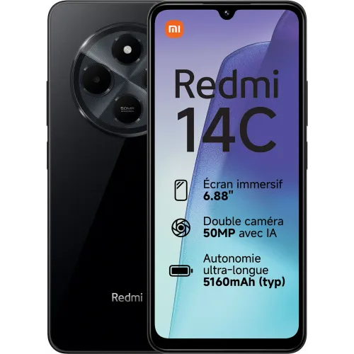 Xiaomi Redmi 14C Mobilni telefon 4/128GB Midnight Black