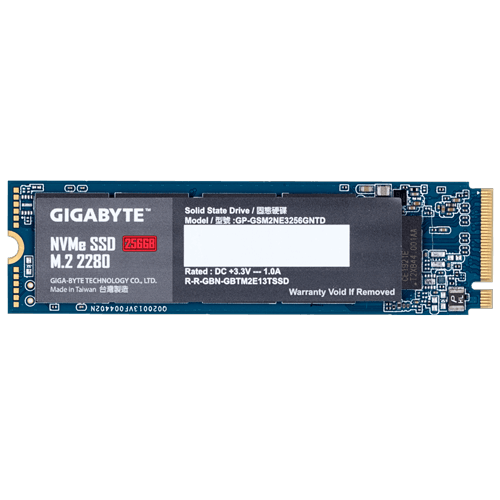 Gigabyte GP-GSM2NE3256GNTD SSD 256GB M.2 PCIe Gen3 x4 NVMe