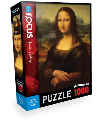 Blue Focus Puzzle za decu 1000 delova Mona Liza - 1038764